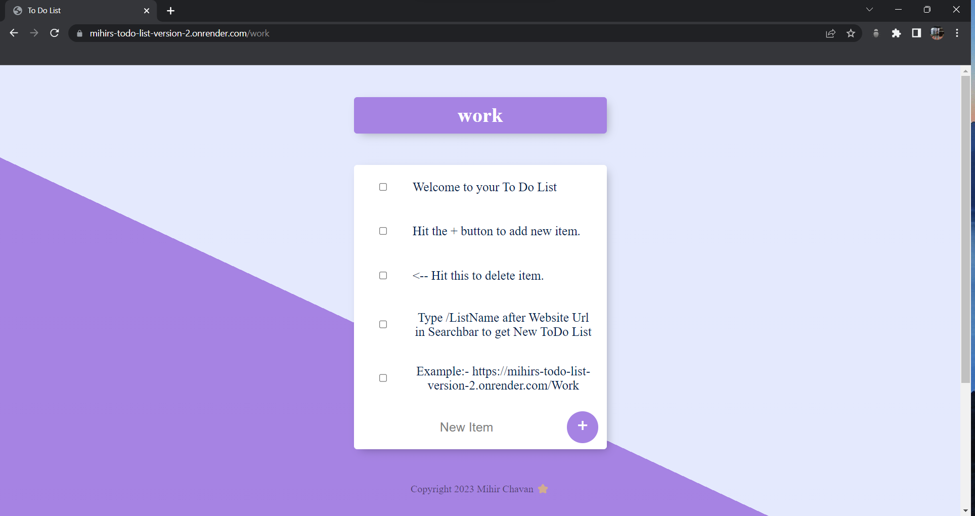 GitHub - mihirc0111/ToDoList-Version2: This is a TODO website created using Node as backend and ...
