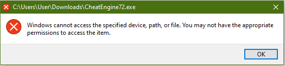 Cheat engine missing path error · Issue #1596 · cheat-engine/cheat ...
