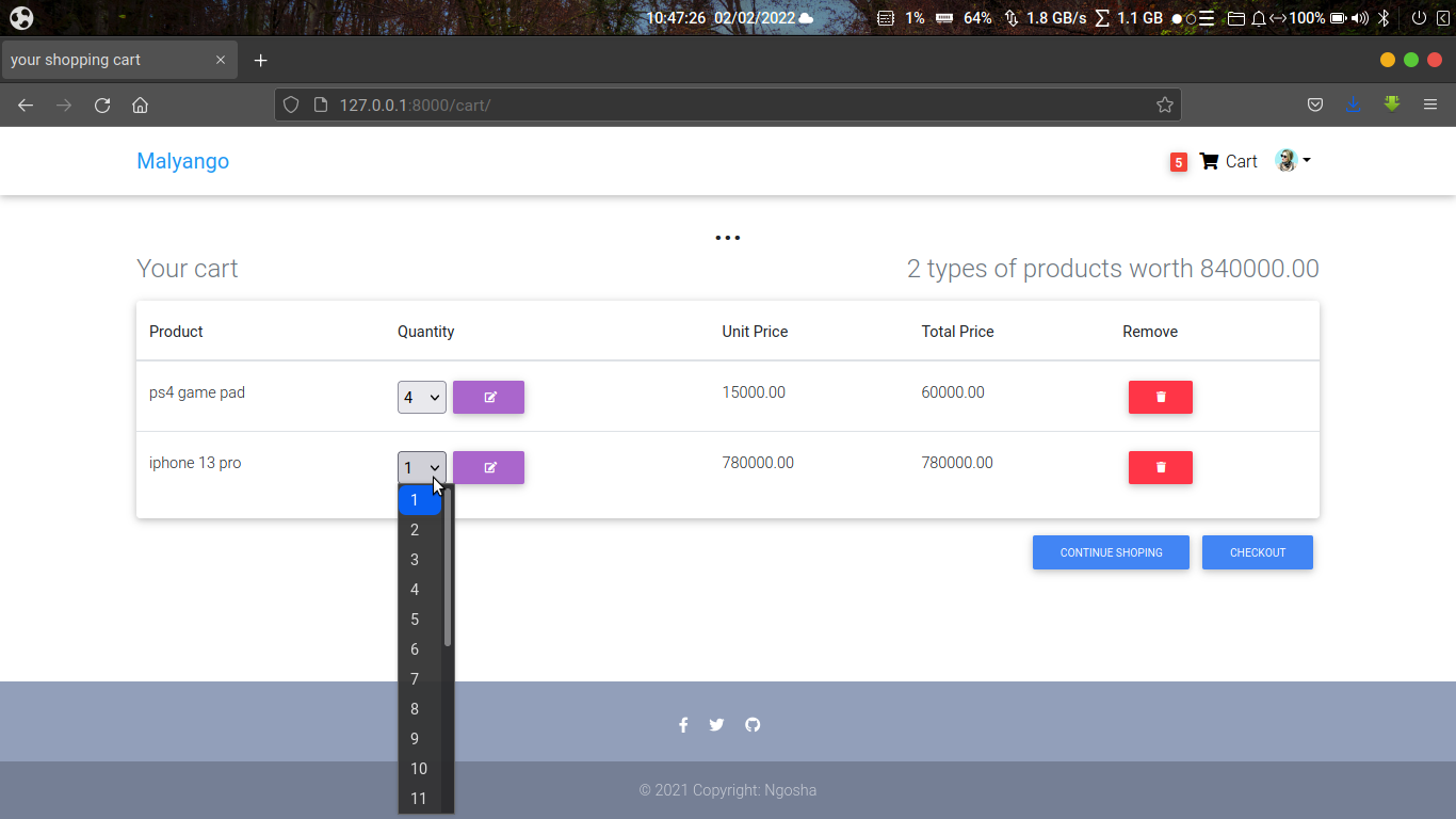GitHub - Kulwa-silya/Malyango-shop: this is a fully working django ecommerce web application