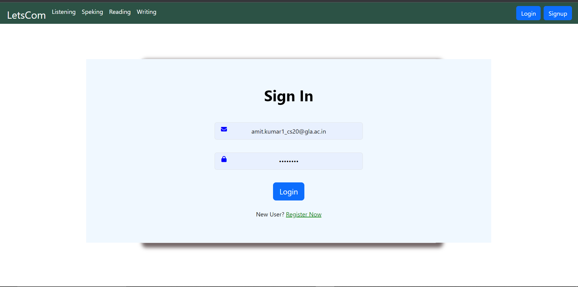 GitHub - Amit-rajput97/lets_communicate-master