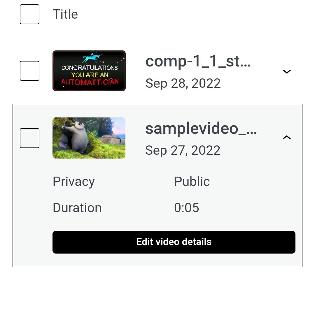 VideoPress: Enable quick actions on video list for mobile · Issue #26531 · Automattic/jetpack ...