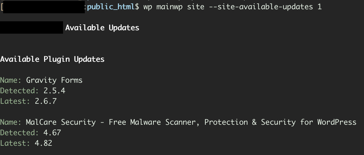 mainwp cli interface doesn't excluded per-site ignored plugins · Issue #575 · mainwp/mainwp · GitHub