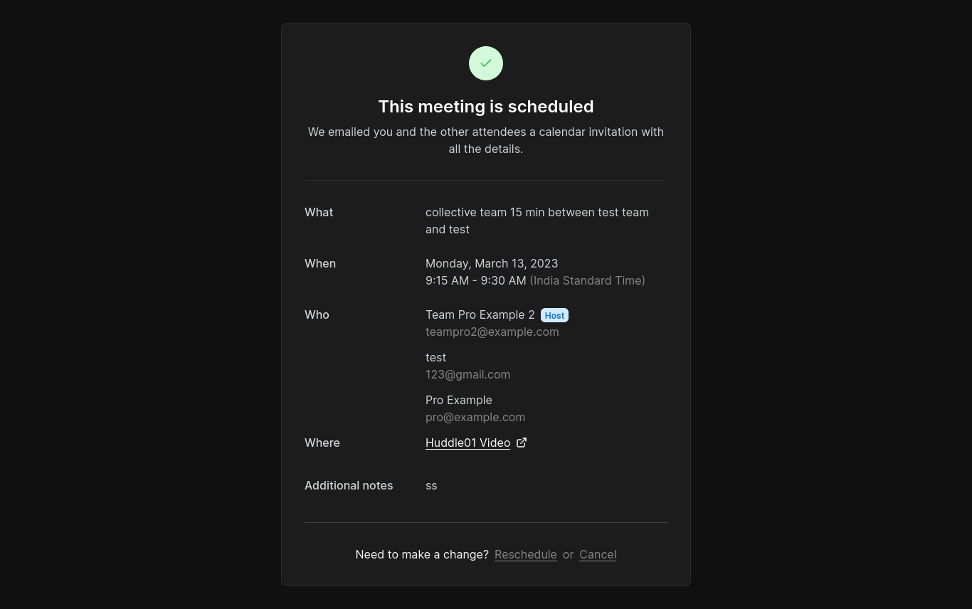 Success page of a group booking is not correctly displaying attendees · Issue #7648 · calcom/cal ...