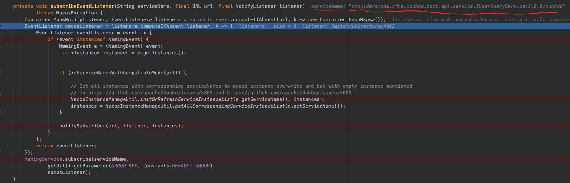 dubbo2.7.19使用nacos-client 1.2.0出现服务不可用 · Issue #11203 · apache/dubbo · GitHub