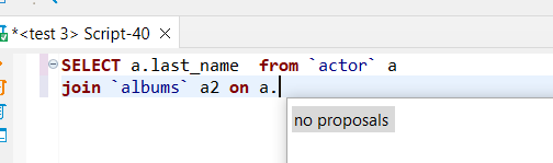 JOIN autocompletion doesn't work using Backticks In MariaDB · Issue ... JOIN autocompletion doesn't work using Backticks In MariaDB · Issue ...