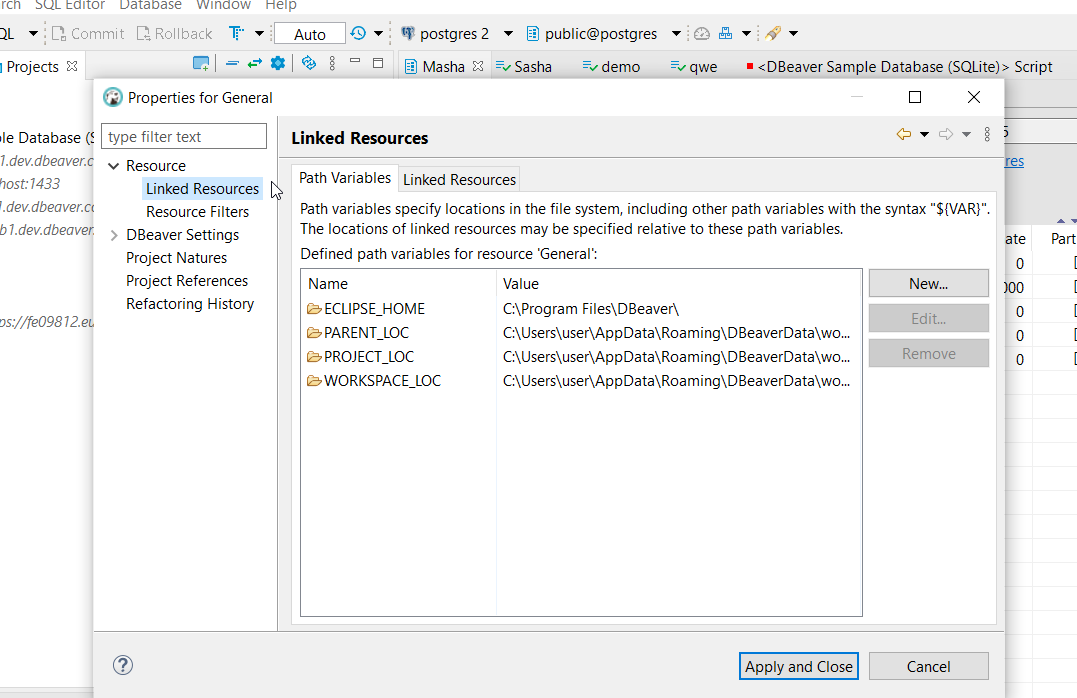 Properties for Project settings -> Resource are unavailable to be expanded · Issue #20318 ...