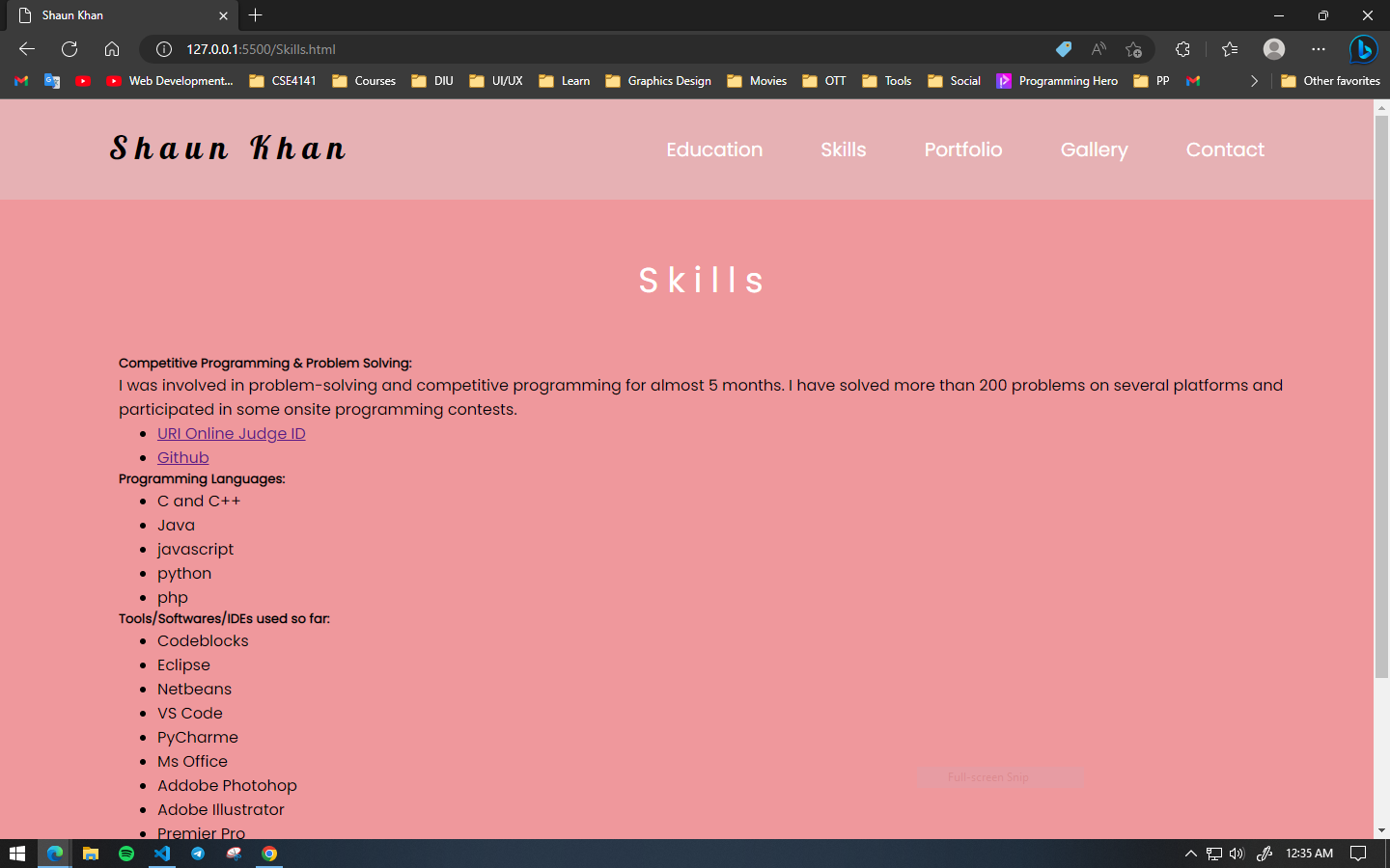 GitHub - shaun-mia/personal-portfolio: Its simple personal portfolio ...