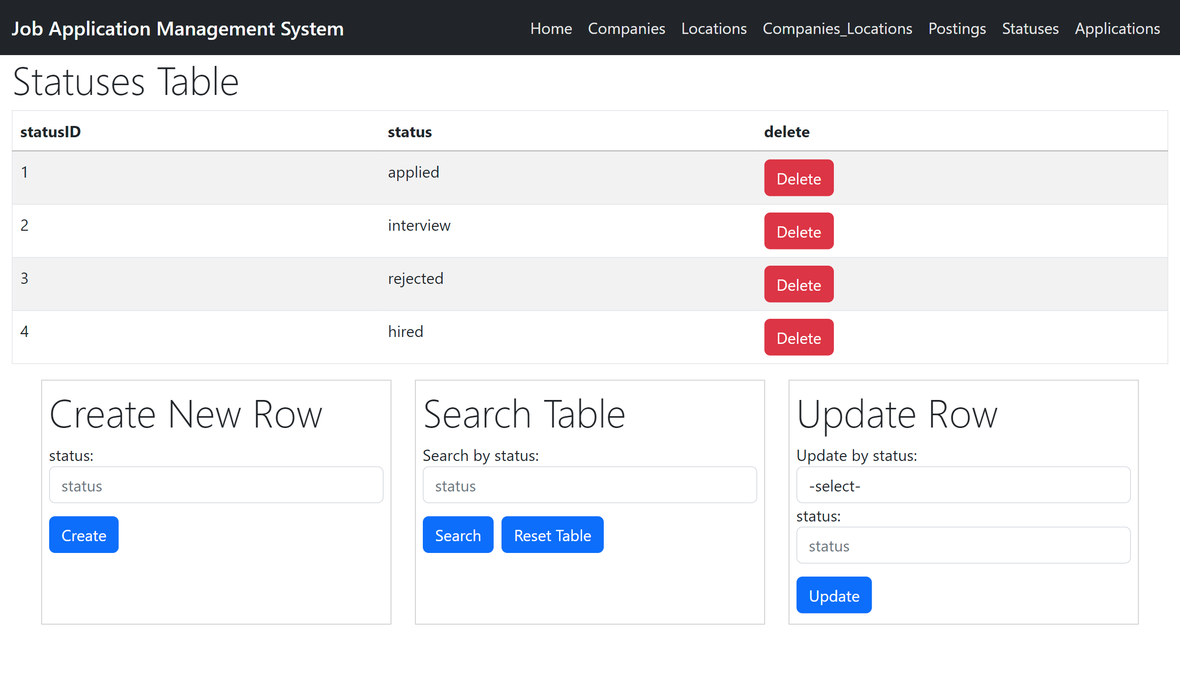 GitHub - arman-man/Job-Application-MS: Web application of a database system for managing job ...