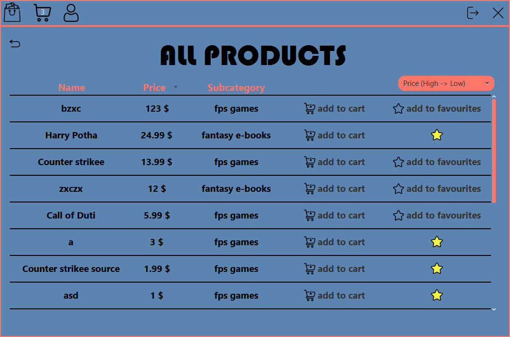 GitHub - Daaizo/Booke-DesktopShoppingApp: A simple project using java ...