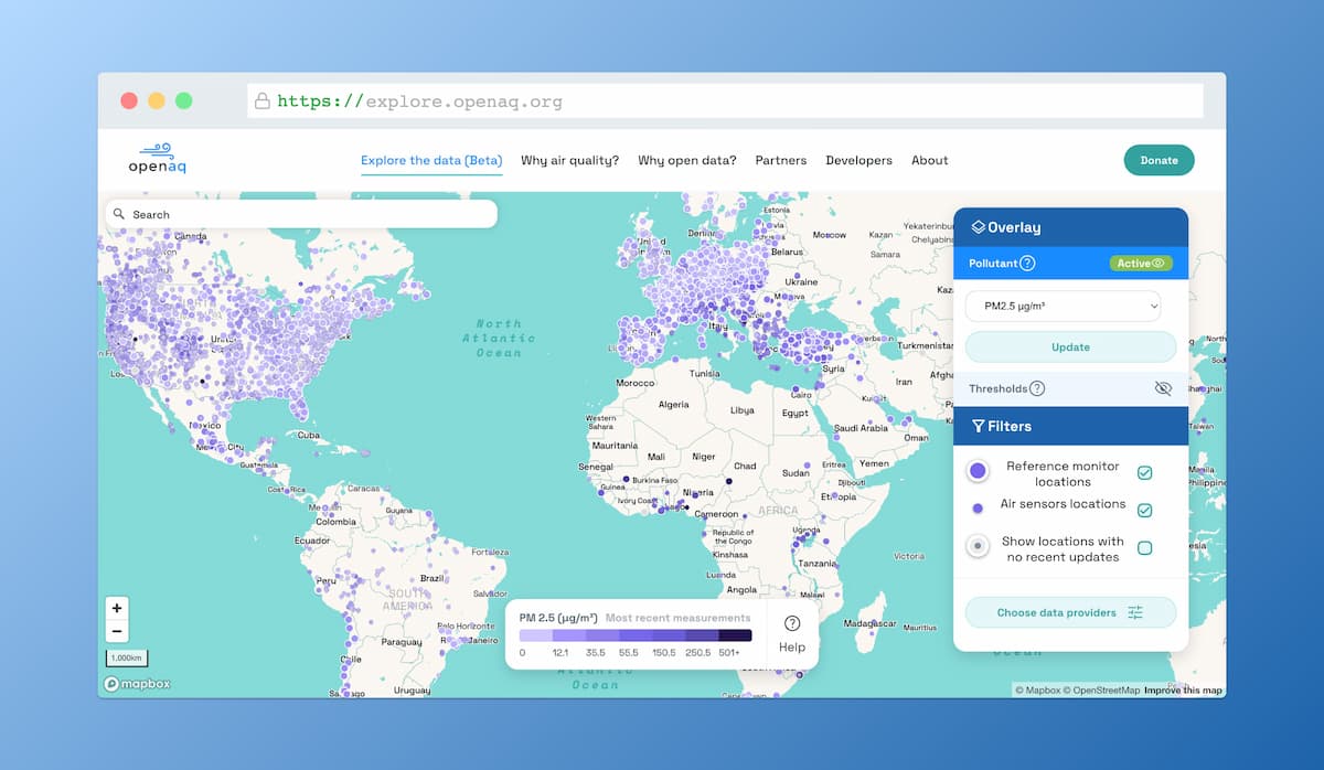 GitHub - openaq/openaq-explorer: OpenAQ Explorer web application