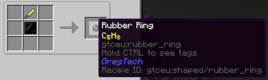 [0.2.1] Gregtech Rubber Ring recipe consumes the knife · Issue #593 ...