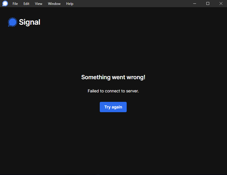 Signal Desktop Device Sync Error Failed To Connect To Server · Issue 6349 · Signalapp Signal