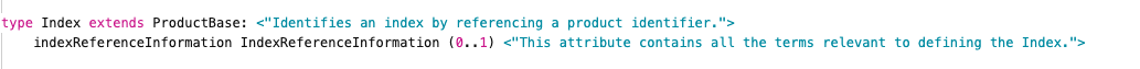 Object required in CDM to capture Index names required for regulatory reporting · Issue #2307 ...