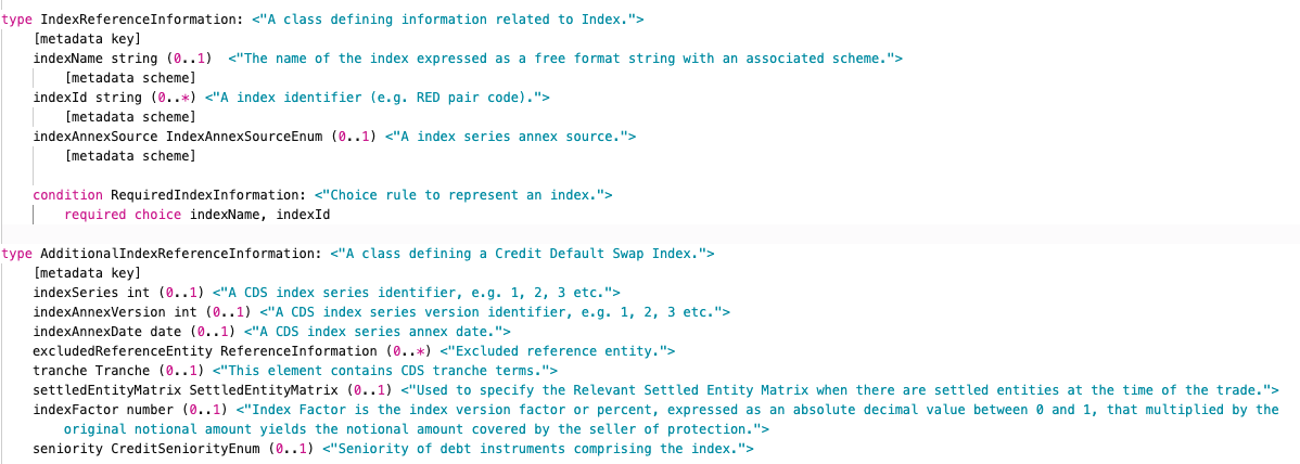 Object required in CDM to capture Index names required for regulatory reporting · Issue #2307 ...