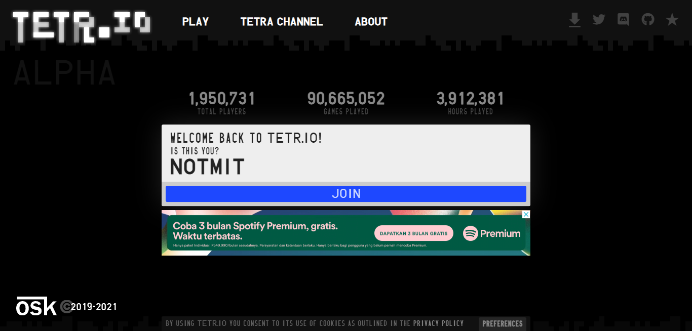 Account deleted, yet forced to login into certain account · Issue #703 · tetrio/issues · GitHub