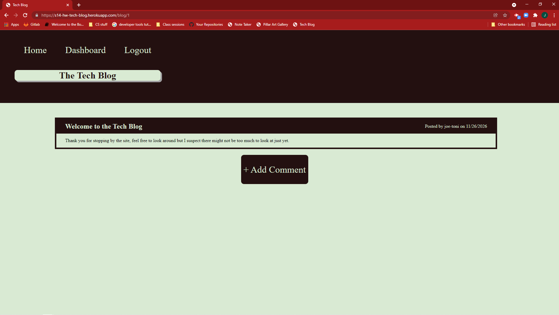 GitHub - joe-toni/S14-HW-TECH-BLOG
