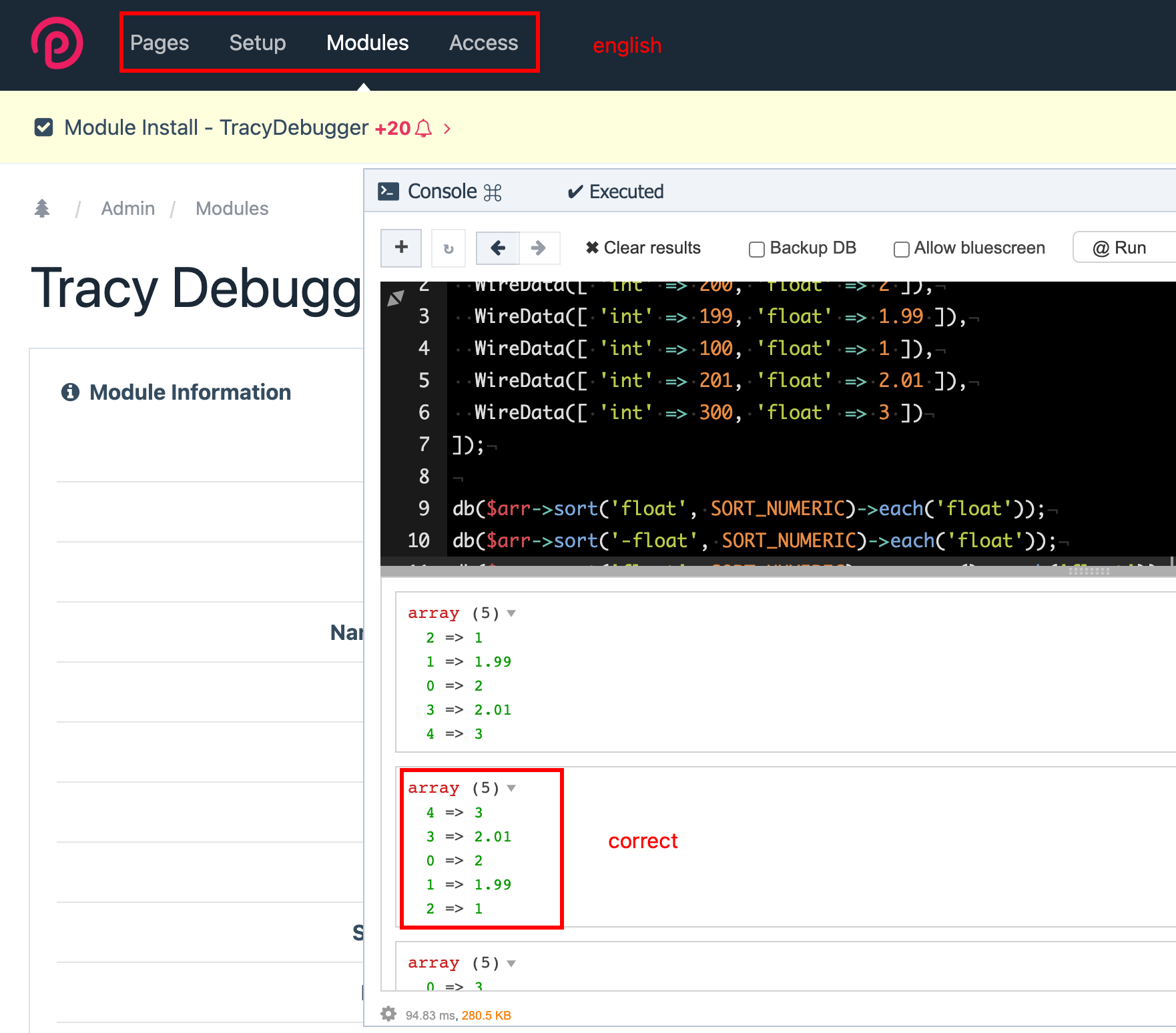 WireArray::sort float issue · Issue #1528 · processwire/processwire-issues · GitHub