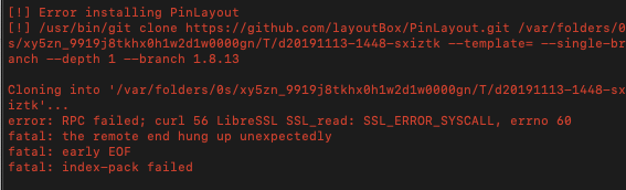 Cocoapods V1 8 4 Environment Cannot Be Installed Pod Install Other Resource Libraries Are