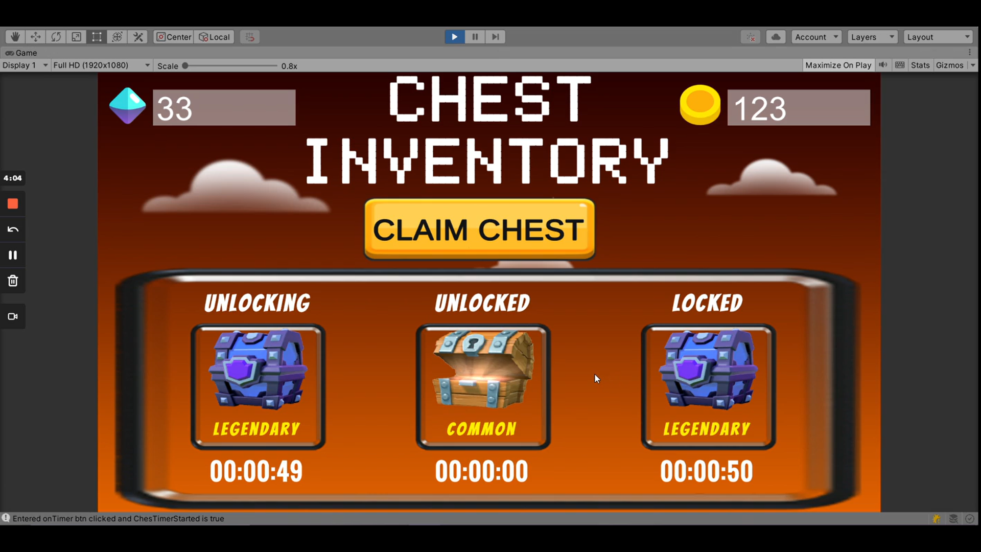 GitHub - BoBbY-Pal/Chest-Inventory-System: This is a Clash Royale like Chest inventory system