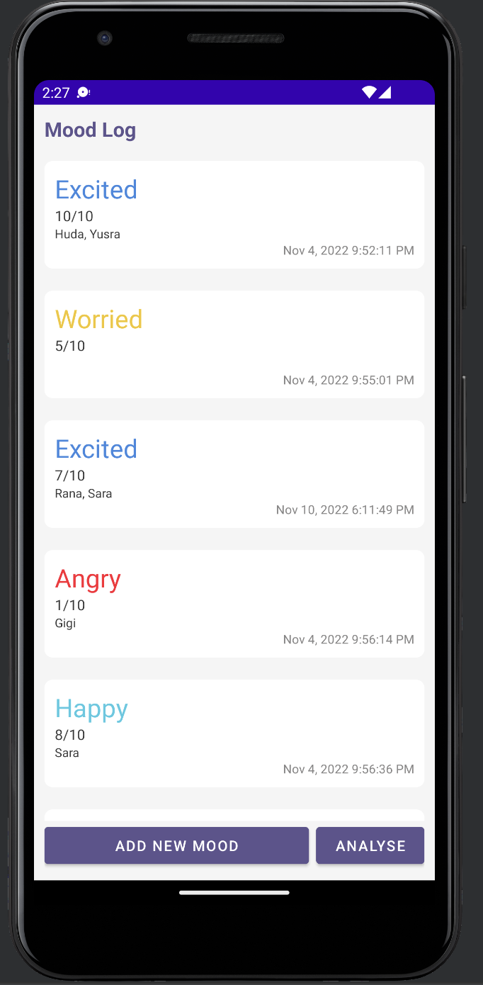 GitHub - RanaAbdulrhman/Mood-Tracker-Android-App