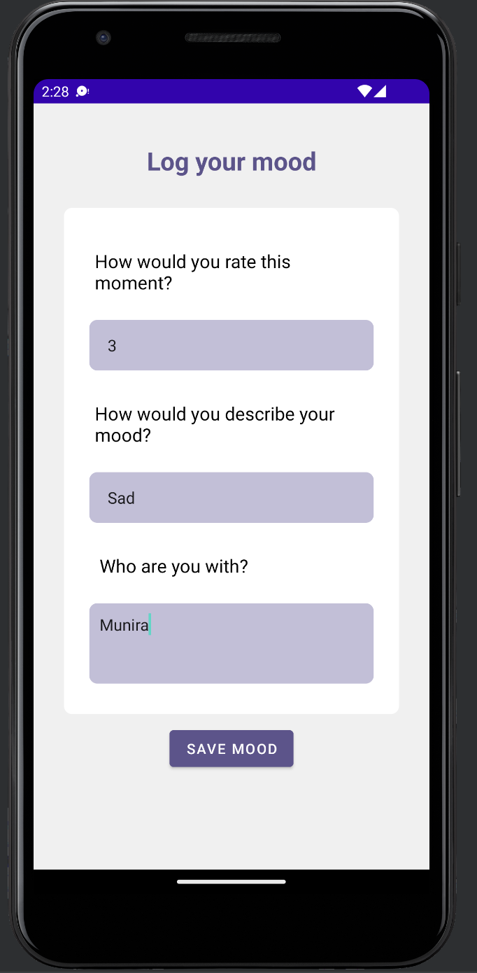 GitHub - RanaAbdulrhman/Mood-Tracker-Android-App