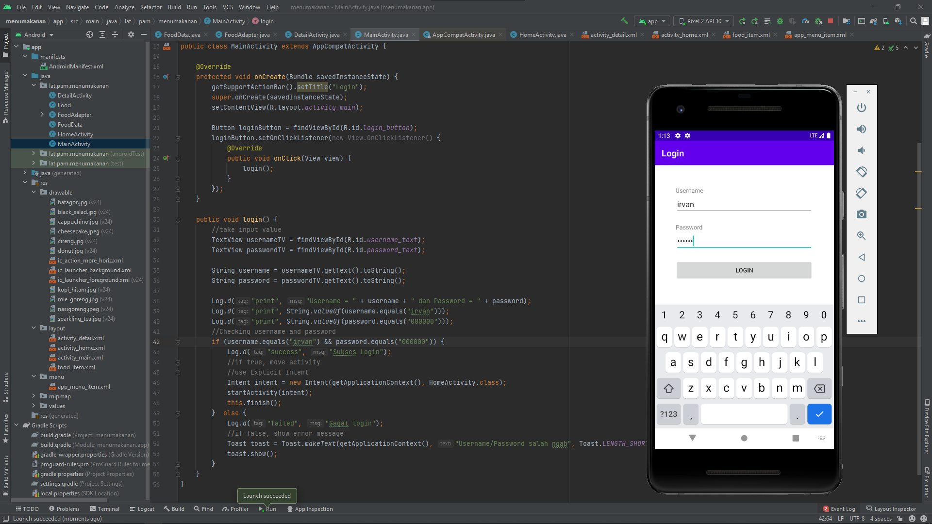 GitHub - irvanfalasifa/Menu_Makanan: Aplikasi Menu Makanan menggunakan ...