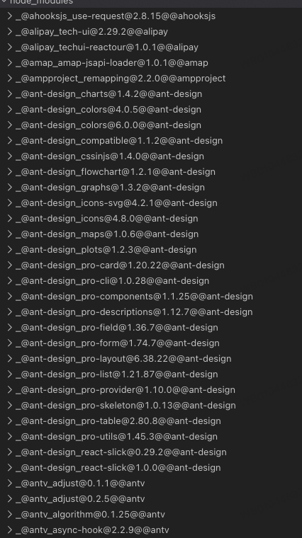 🐛 [BUG]Antd Pro老项目重新安装包之后，界面出现异常 · Issue #10503 · ant-design/ant-design-pro · GitHub