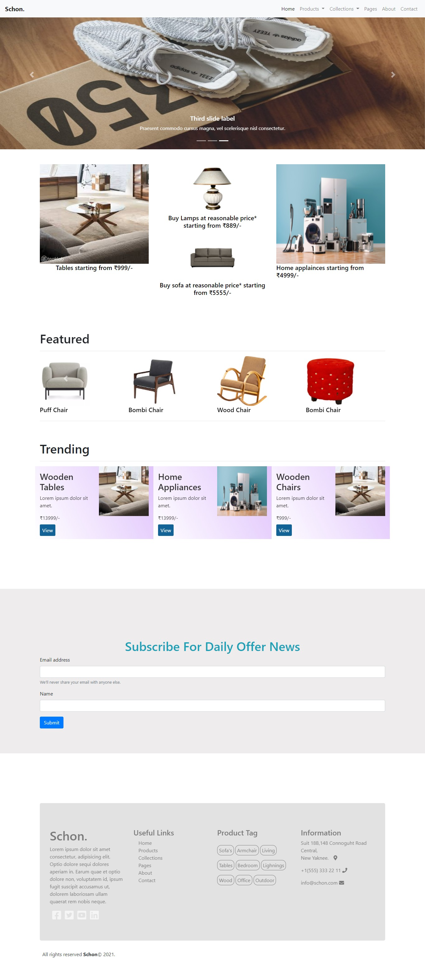 GitHub - Neeraj-Joshi4454/Shopping-cart-UI: This is the clone of shcon. website.