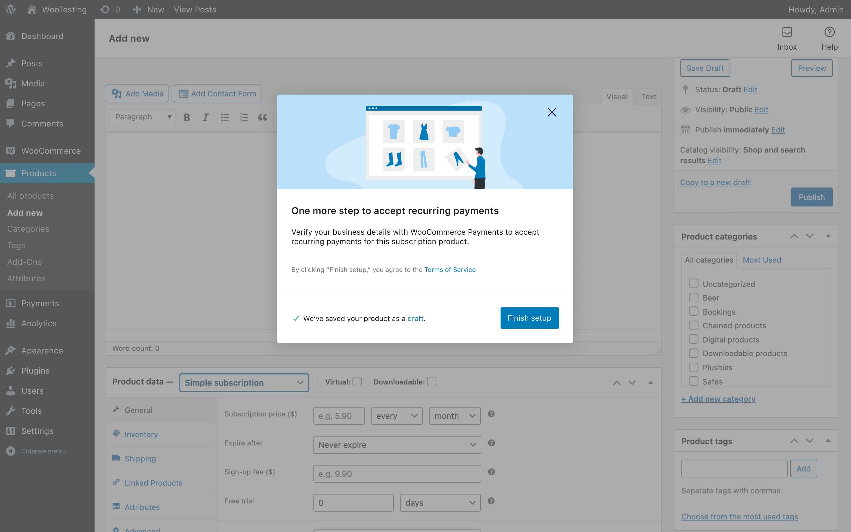 Display an onboarding modal when merchants create subscription products ...