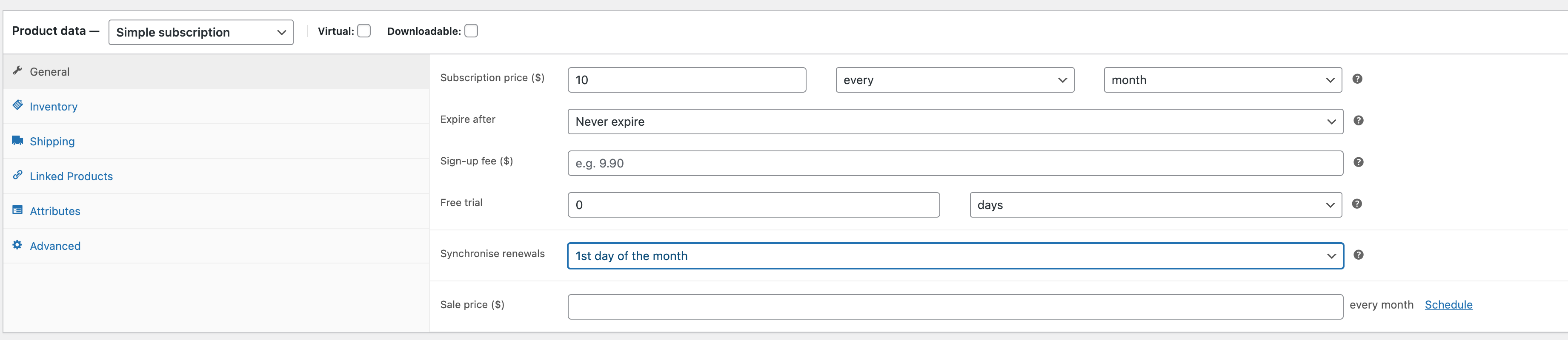 Non-prorated synced subscriptions don't result in synced WC Pay Subscription · Issue #4565 ...