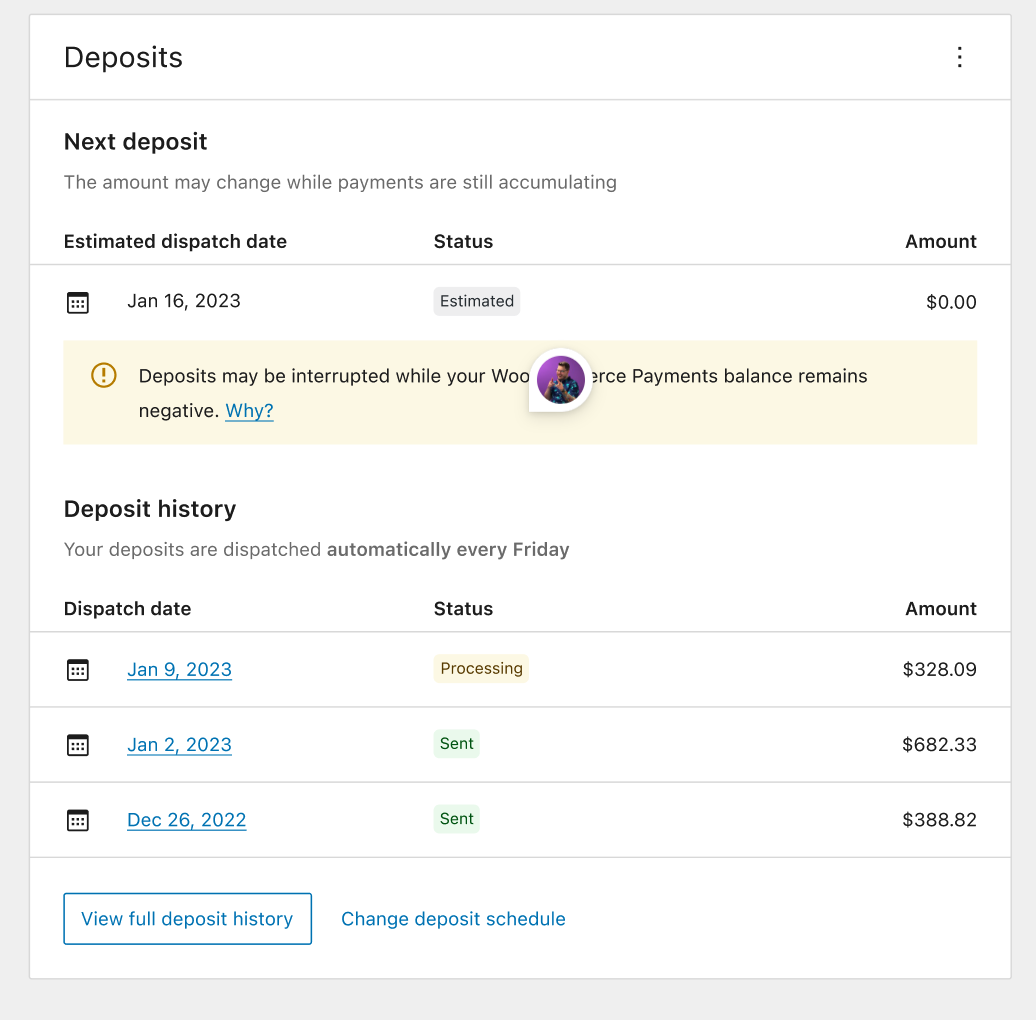 Simplify deposits UI - EPIC - Deposit card (single currency) · Issue #5686 · Automattic ...