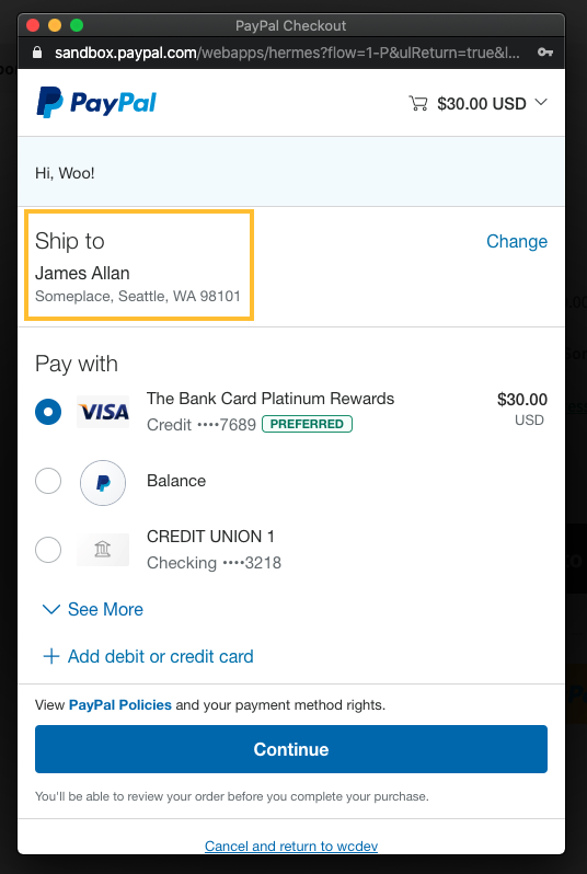 No Billing Address Returned When Paying From The Cart Page · Issue 481 · Woocommerce
