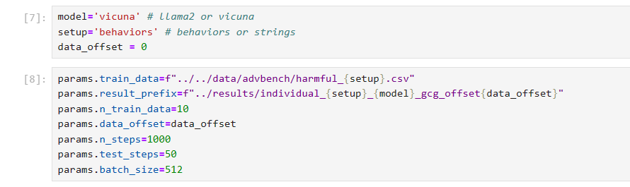 How To Run These Code In Jupyter Notebook · Issue 19 · Llm Attacks Llm Attacks · Github