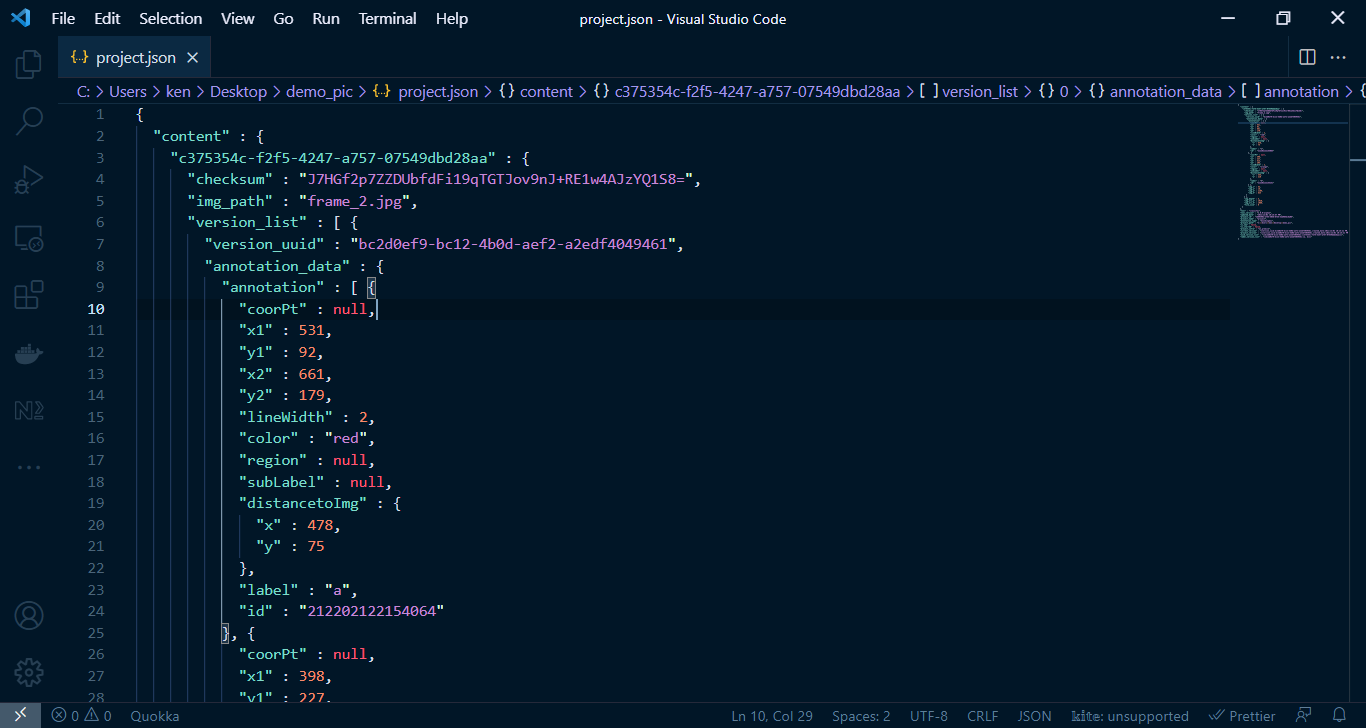 Project Json included extra properties · Issue #525 · CertifaiAI/classifai · GitHub