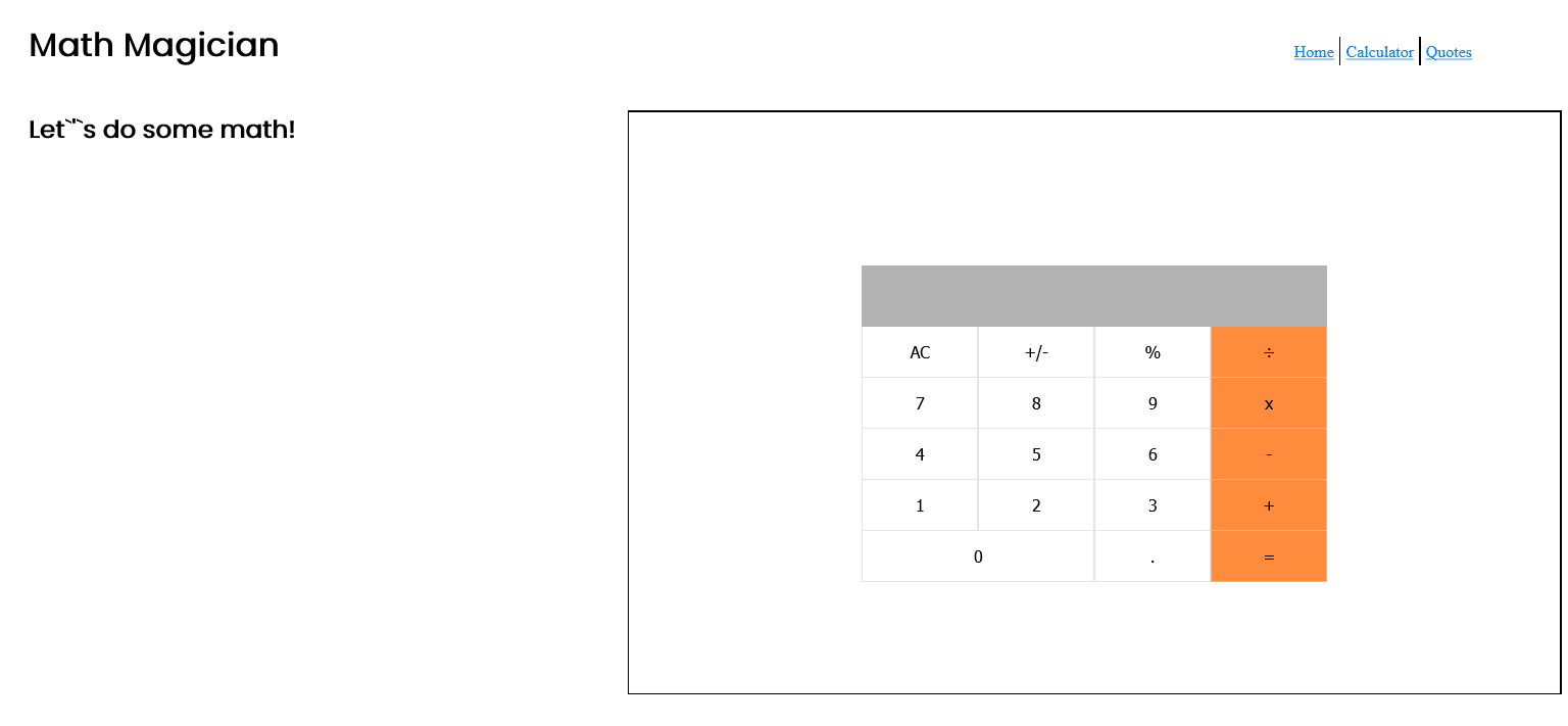 GitHub - Somdotta07/math-magician: "Math magicians" is a website for all fans of mathematics. It ...
