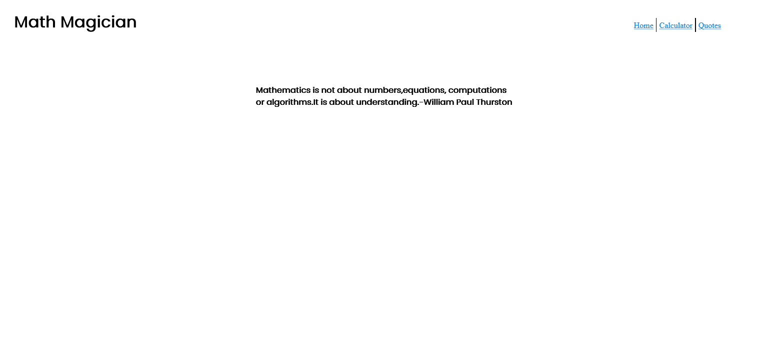 GitHub - Somdotta07/math-magician: "Math magicians" is a website for ...