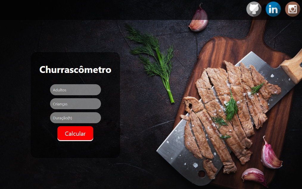 GitHub - GMN-dev/Churrasc-metro: Que tal calcular o tanto de carne, cerveja e bebidas para um ...