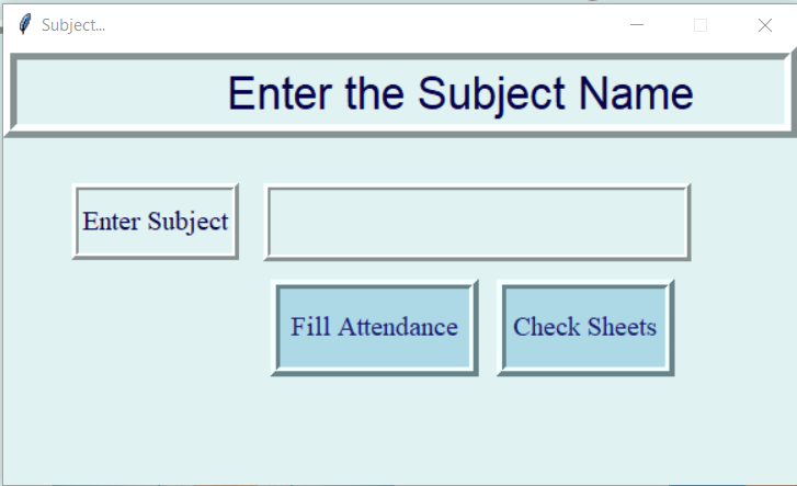 GitHub - JennyPoudel/Automated_attendance_system: A tkinter based ...