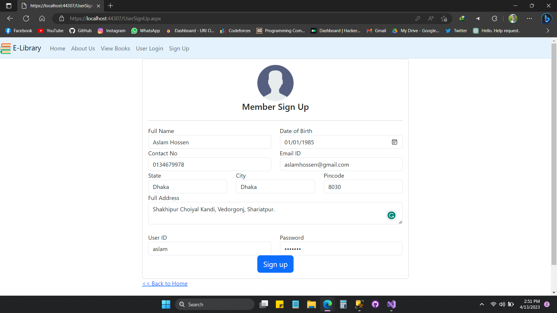 GitHub - waliulrayhan/OnlineLibraryManagement-ASP.NET: This is a Complete Online Book Inventory ...