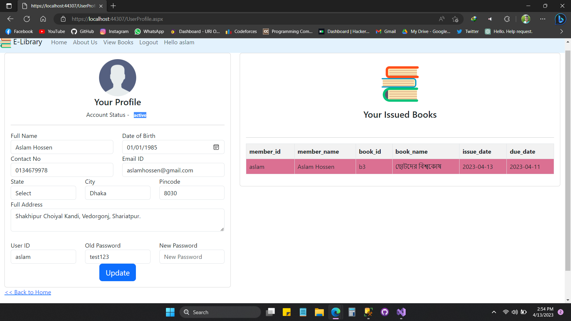 GitHub - waliulrayhan/OnlineLibraryManagement-ASP.NET: This is a Complete Online Book Inventory ...