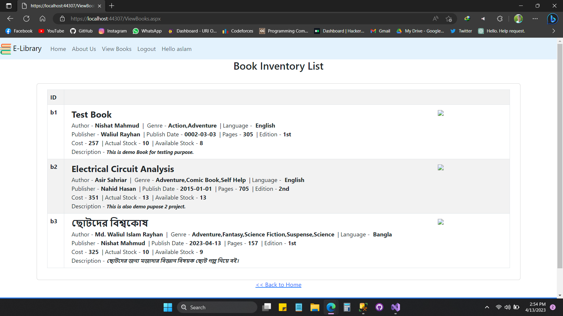 GitHub - waliulrayhan/OnlineLibraryManagement-ASP.NET: This is a Complete Online Book Inventory ...