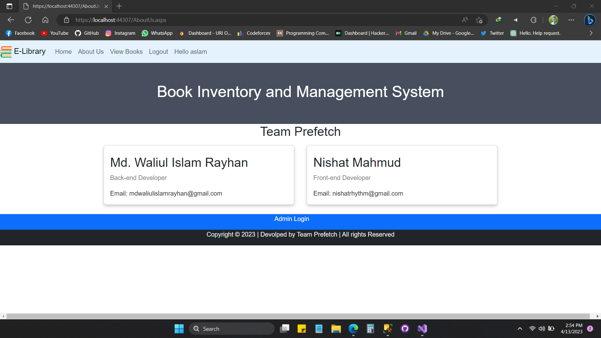 GitHub - waliulrayhan/OnlineLibraryManagement-ASP.NET: This is a Complete Online Book Inventory ...
