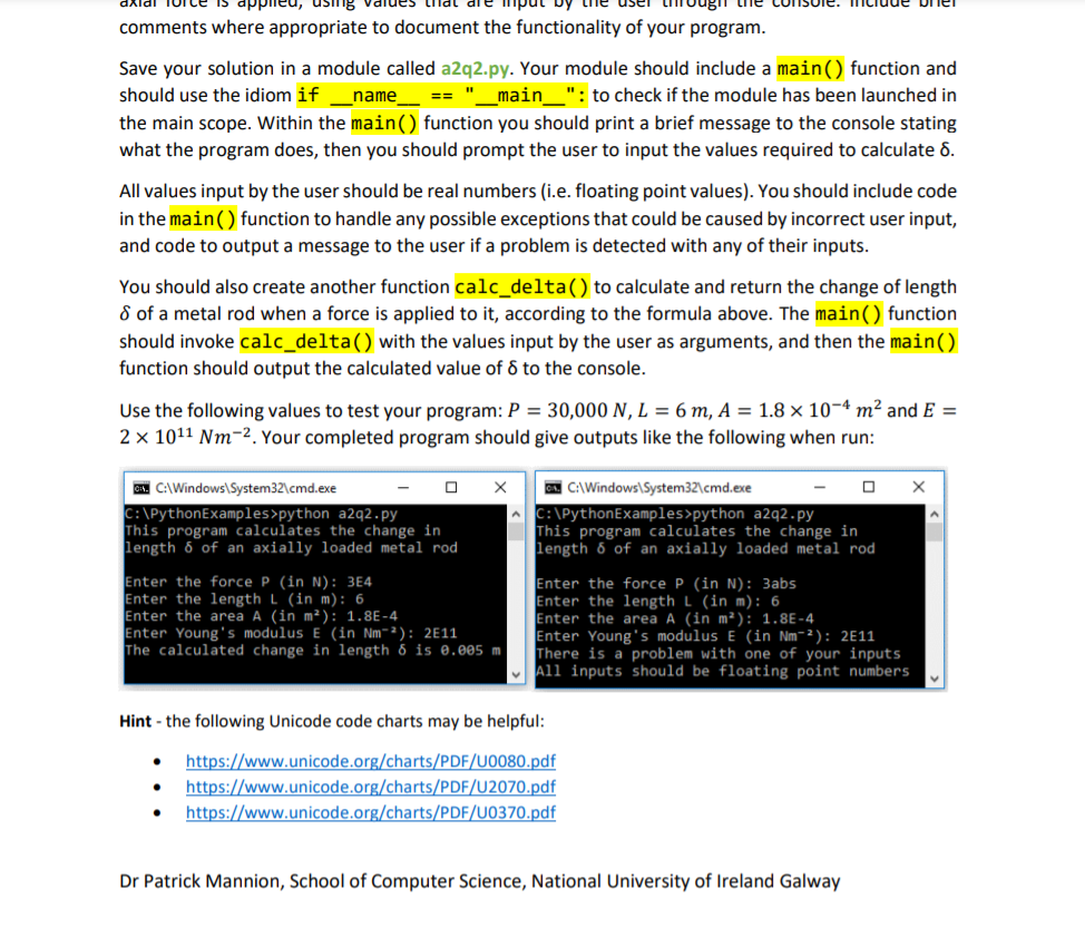 GitHub - Mannix67/Python-Assignment2