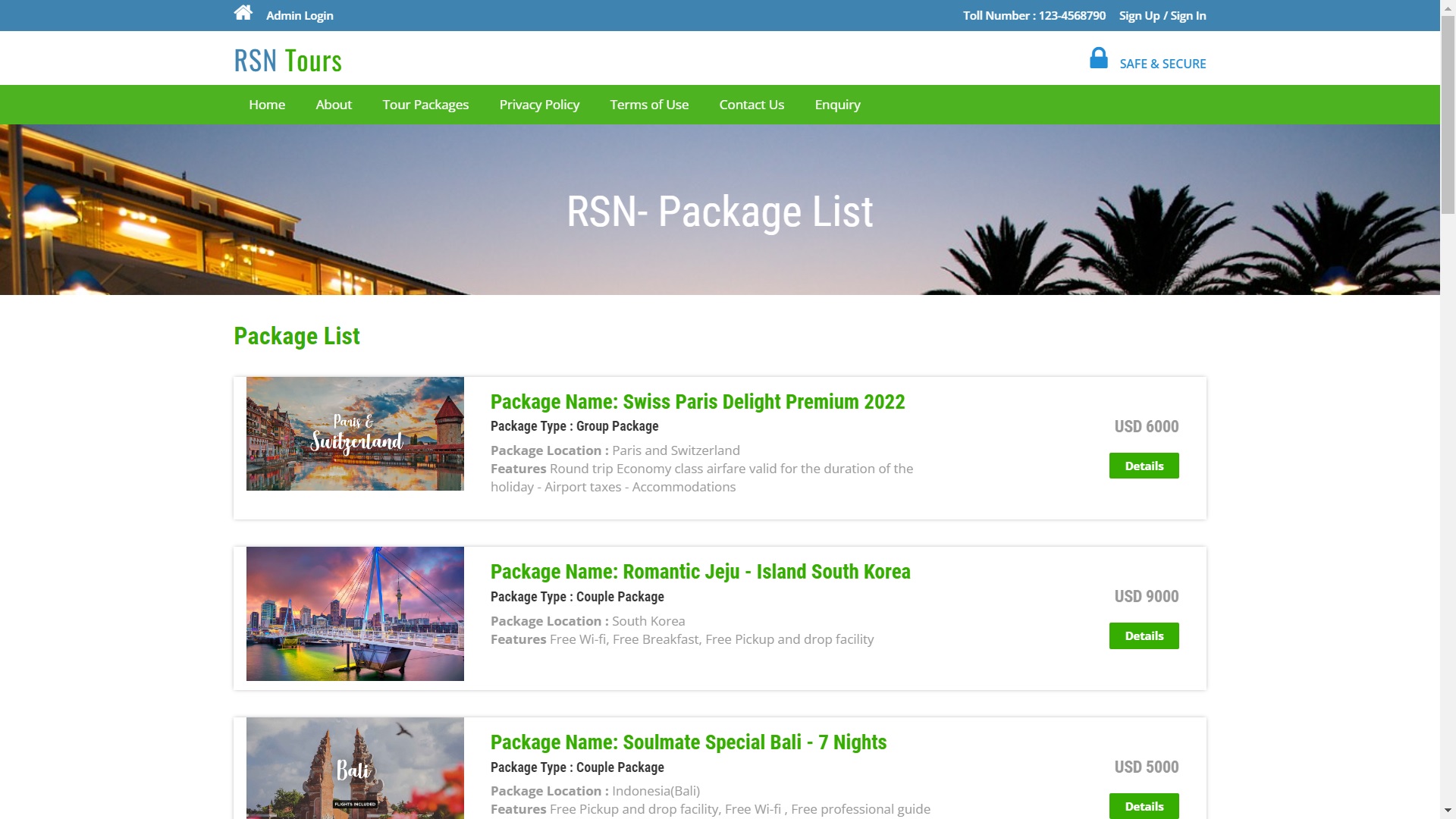 GitHub - SupriyaShingade/Tourism-Management-System: The Tourism ...