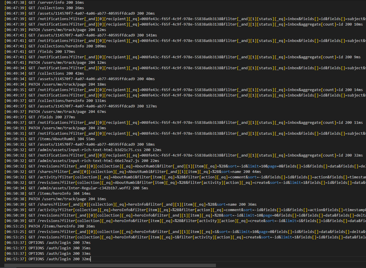 Directus Container Suddenly Exits · Issue 19943 · Directusdirectus