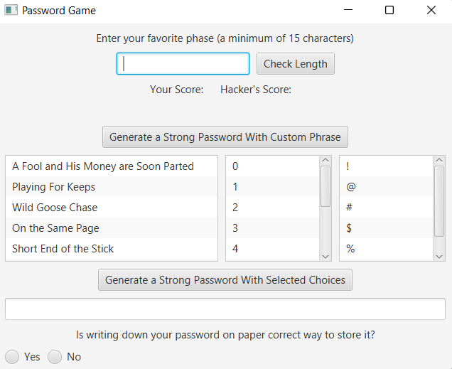 GitHub - ekmankaur/Strong-Password-Creation-Game: Strong Password ...