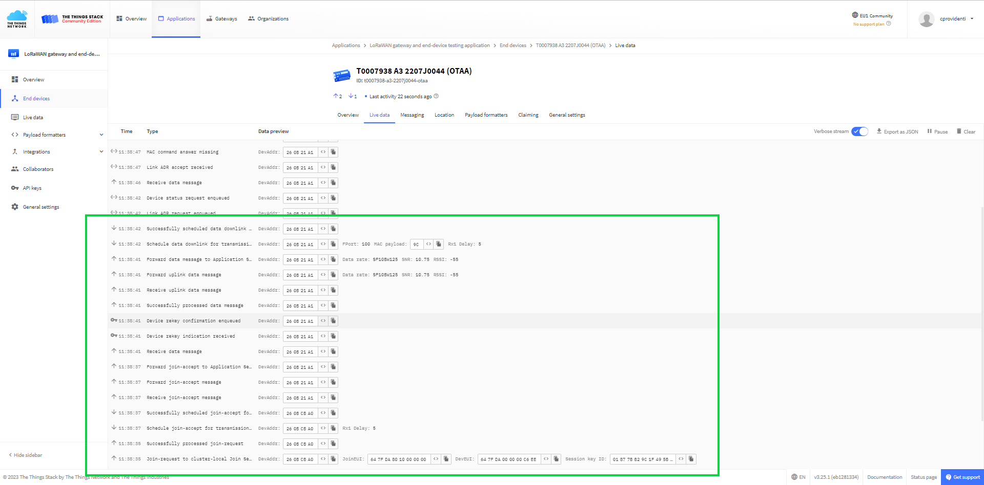 RekeyConf not transmitted · Issue #6150 · TheThingsNetwork/lorawan-stack · GitHub