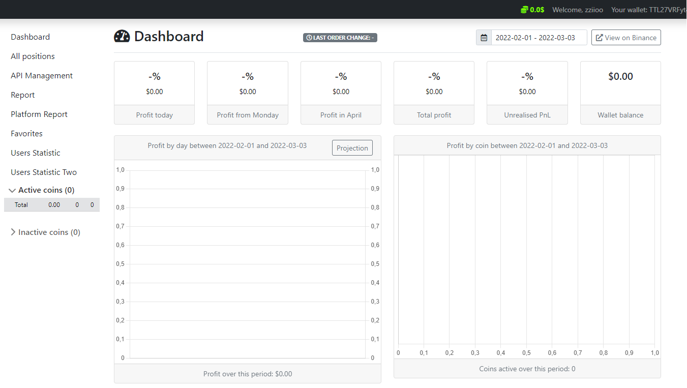 GitHub - xristxgod/BINANCE-BOT-DASHBOARD: Office for controlling the ... GitHub - xristxgod/BINANCE-BOT-DASHBOARD: Office for controlling the ...