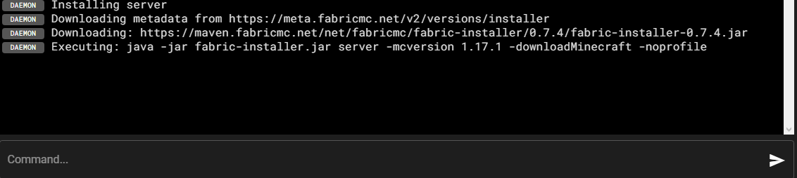 Minecraft-Fabric template doesnt install · Issue #1047 · pufferpanel ...