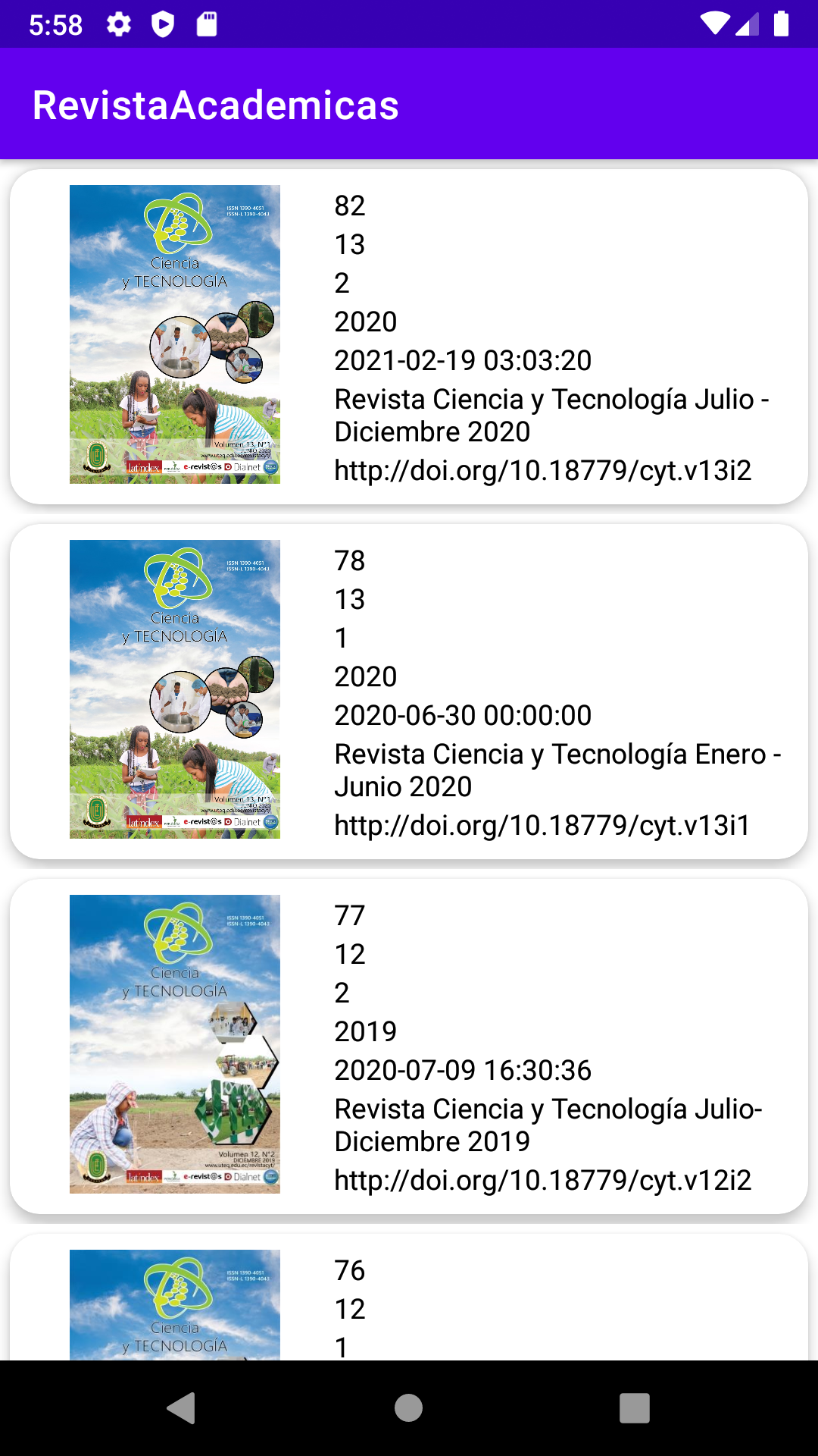 Capturas · Issue #1 · LisLeoMeraC/RevistasAcademidas2.0 · GitHub